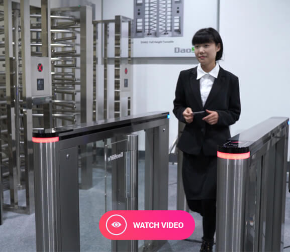 Speed Gate DS7100 - Global Security Turnstile Gates Supplier - Daosafe